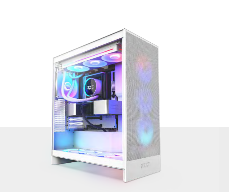 NZXT KRAKEN ELITE RGB 420MM WHITE AIO LIQUID COOLER WITH IPS LCD & RGB CORE SINGLE-FRAME FAN ...